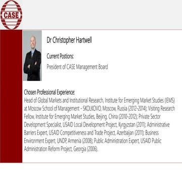 Individual profiles CASE experts | PPTX