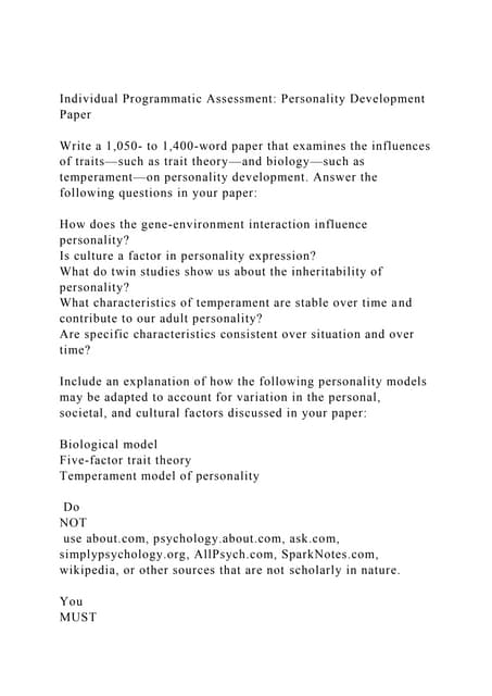 Psy 250 week 1 personality and the psychoanalytic perspective worksheet ...