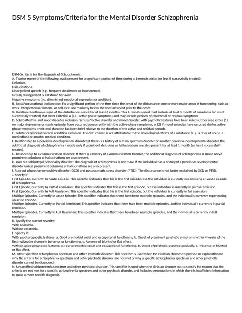 Schizoaffective disorder DSM5 | PPT