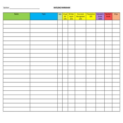 Individual report grading sheet i | DOCX
