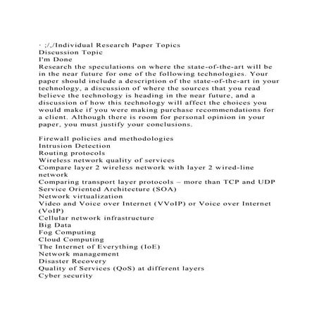 Individual Research Paper TopicsDiscussion TopicIm Done.docx