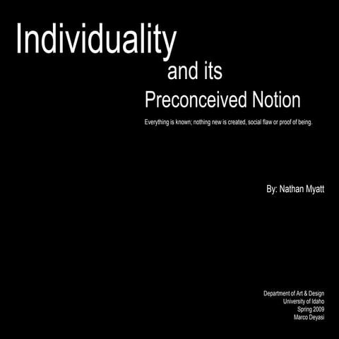 Individualty | PPT