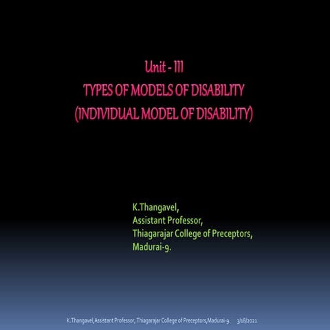 INDIVIUAL MODEL | PPTX