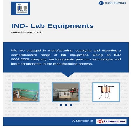 IND- Lab Equipments, Bengaluru, Lab Equipment | PDF