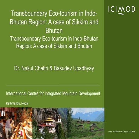 Indo bhutan eco-tourism | PDF | Asia Travel | Travel Locations