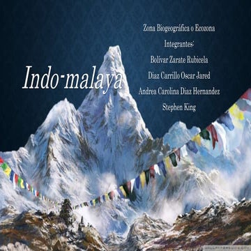 Indo malaya/ ECOZONA | PPTX