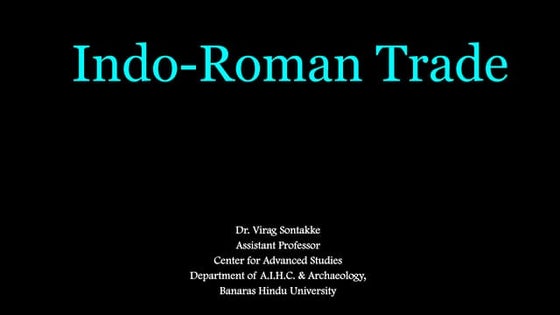 Trade routes in ancient india | PPT