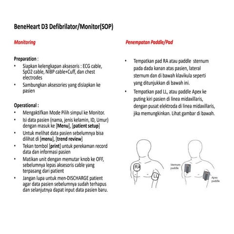 Sop defibrilator and how to use it in general.ppt
