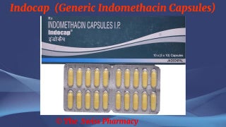 Generic Indocin Capsules for Treatment of Arthritis, Bursitis and ...