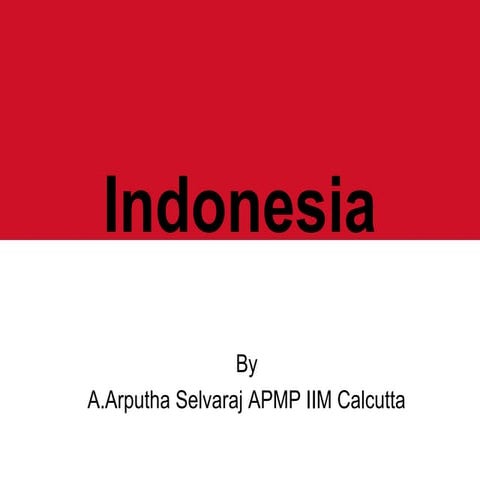 Indonesia | PPTX