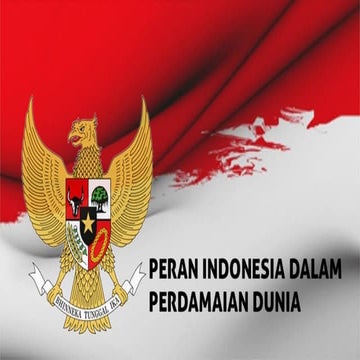 Peran indonesia dalam menciptakan peramain dunia melalui organisasi ...