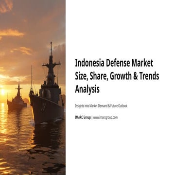 Indonesia Defense Market Size, Share, Industry Growth, Analysis ...