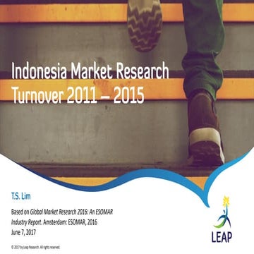 Indonesia Market Research Turnover 2011 – 2015 | PDF