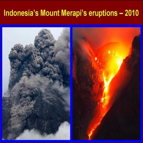 Indonesia - Mt. Merapi's Eruptions - 2010 | PPS