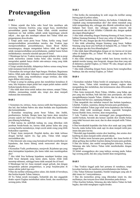 Injil Yakobus (Book of James) - Protoevangelium | PDF