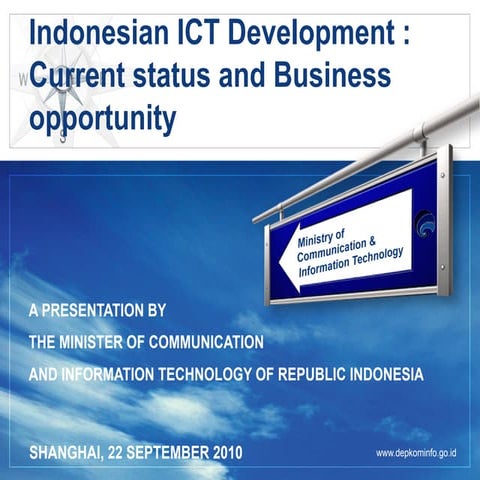 Indonesian ICT Development : Current status and Business Opportunity | PDF