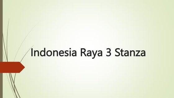 Indonesia raya | PDF