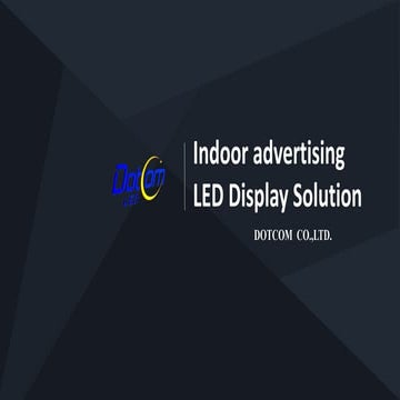 Indoor advertising display dotcom.compressed | PDF | Technology & Computing