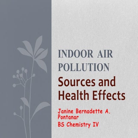 Indoor air pollution | PPT