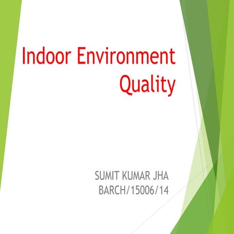 Indoor air quality | PPTX