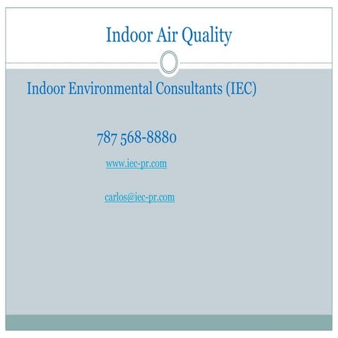 Indoor Air Quality | PPTX