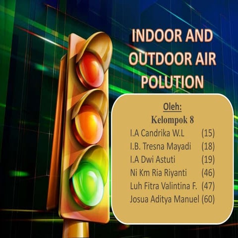 Indoor and outdoor air polution | PPTX