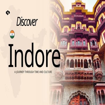 Introduction of Indore travel and tourism. | PPTX
