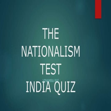 The India Quiz | PPTX