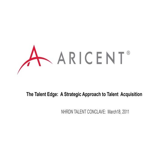 The Talent Edge | PPTX