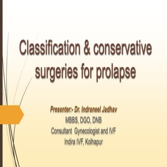 Manchester repair (Fothergill’s Operation) | PPTX