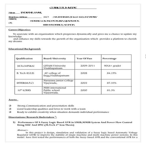 Indranil resume | PDF