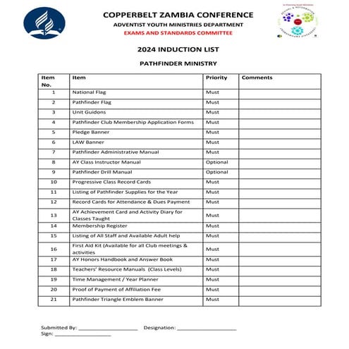 Induction Checklist for the year2024.pdf