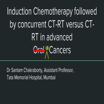 Induction chemotherapy followed by concurrent ct rt versus ct-rt in ...