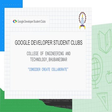 Google developer student clubs - Induction 2021 | PDF