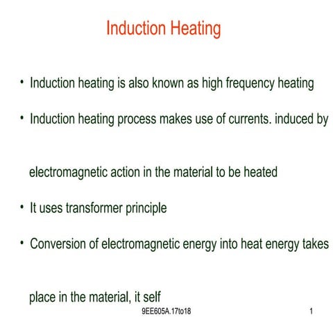 Induction Heating-Core type induction furnace | PPT