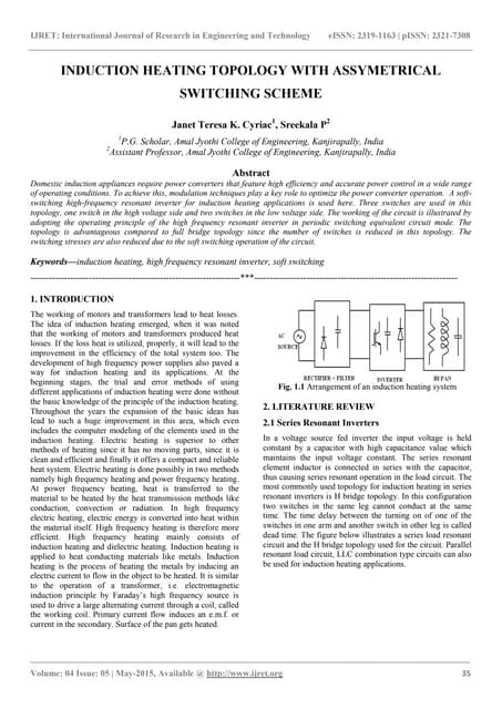 Pulse Density Modulation Based Series Resonant Inverter Fed Induction
