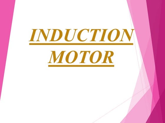 3phase induction motor | PPT