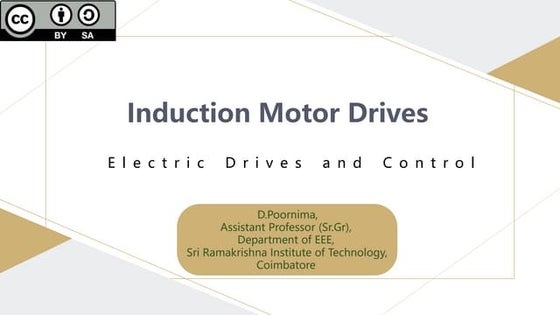 Speed control of 3 phase induction motor | PPTX