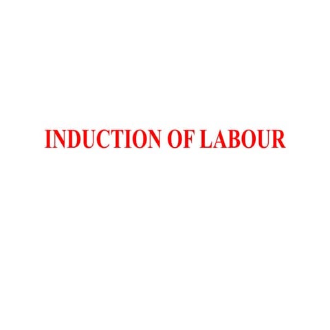 Induction of labour | PDF
