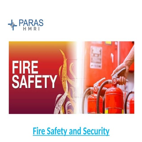 Fire Safety Management in hospitals-NABH | PPT