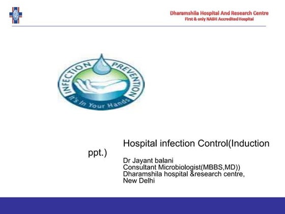 Infection control protocols in intensive care units | PPT