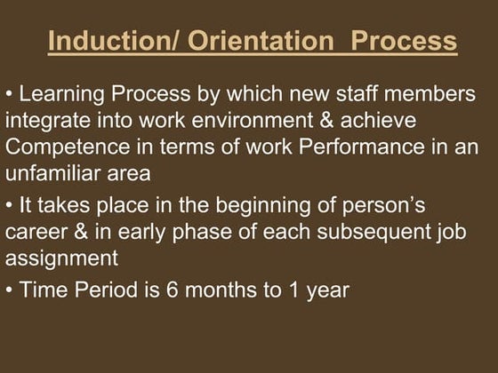 Employee induction programme | PPT