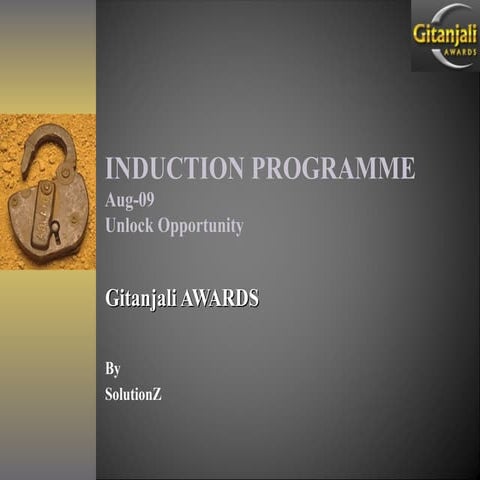 INDUCTION PROGRAMME for Nature for Environmental and Agricultural ...