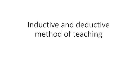 General Methods And Techniques Of Teaching | PPT