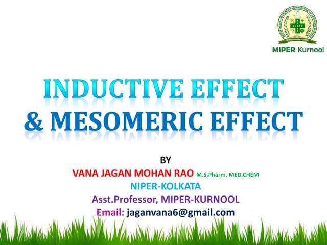 Inductive effect pptx | PDF