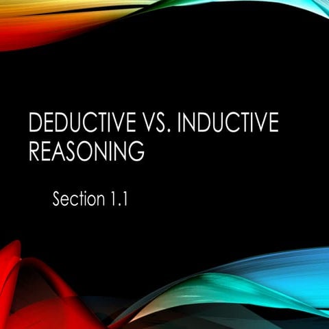 Inductive versus Deductive Reasoning.ppt