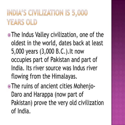 Indus civilizarion | PPT