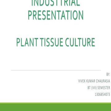 Industria1l ppt vivek | PPTX