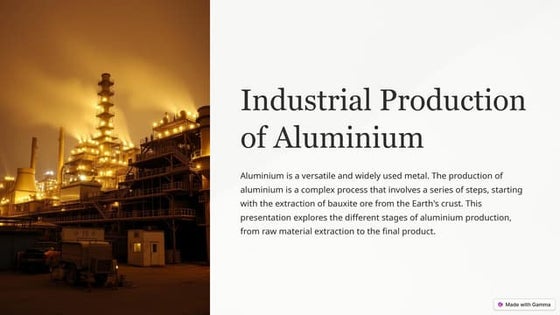 aluminium production process | PPT