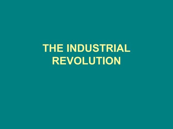 Industrial revolution | PPTX | Needlework | Arts and Crafts